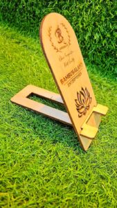 Wooden Table Mobile Stand for Corporate Gifting, Birthday Gift ...